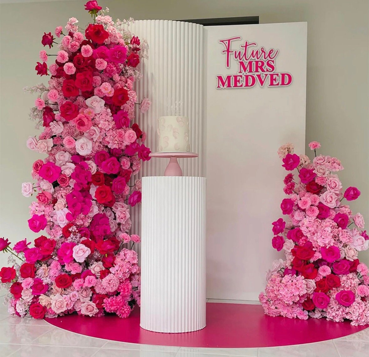 Artificial Floral Backdrop Set | Wedding Back Drop | Flower Wall ...