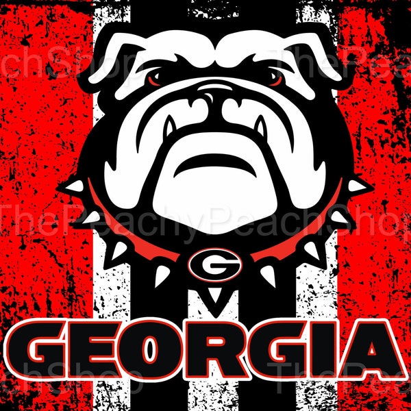 Ga Bulldogs Sublimation Designs - Etsy