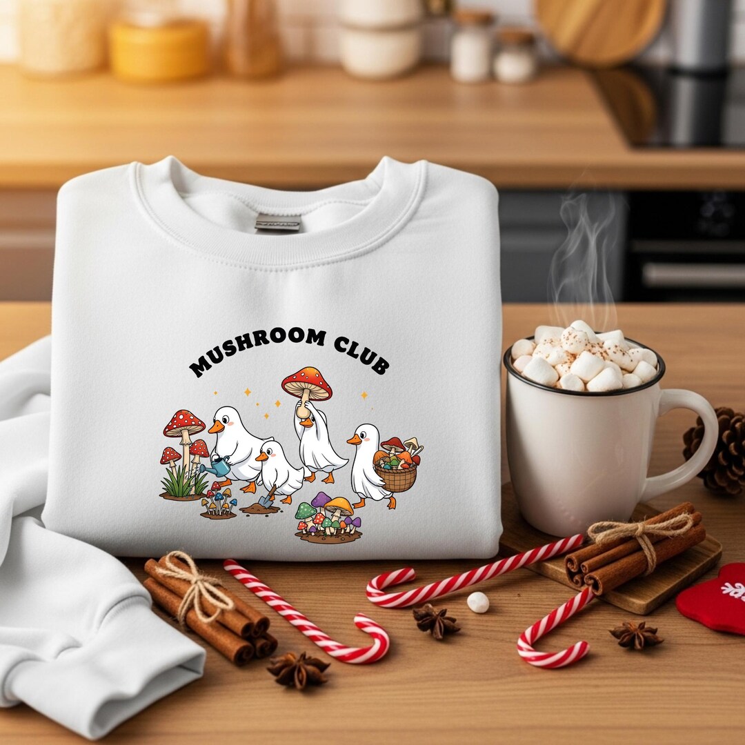Goose Ghost Mushroom Gardeners PNG | Mushroom Club Ghost Design for ...