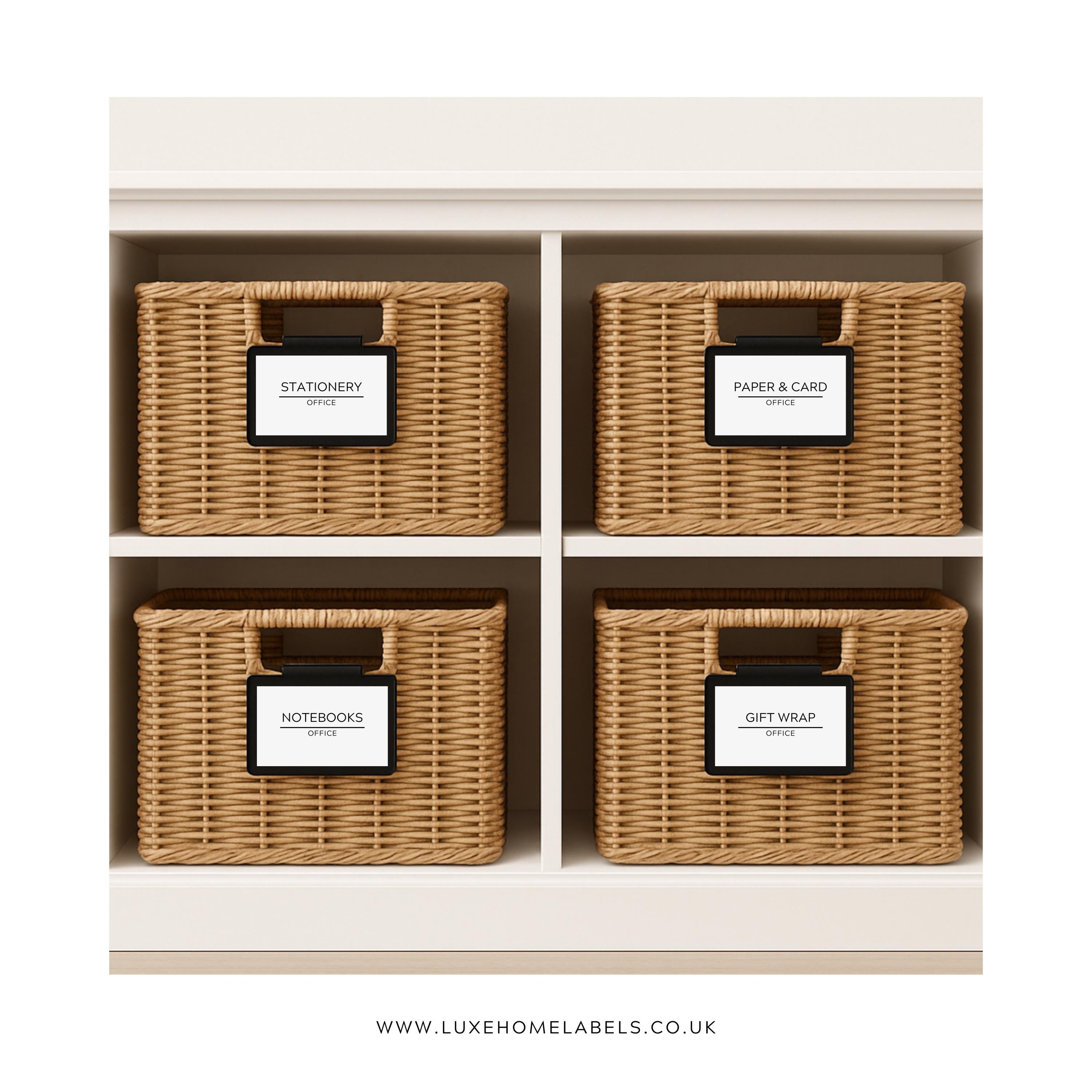 Personalised Basket Label Clips: Water-resistant Custom Organisation - Etsy