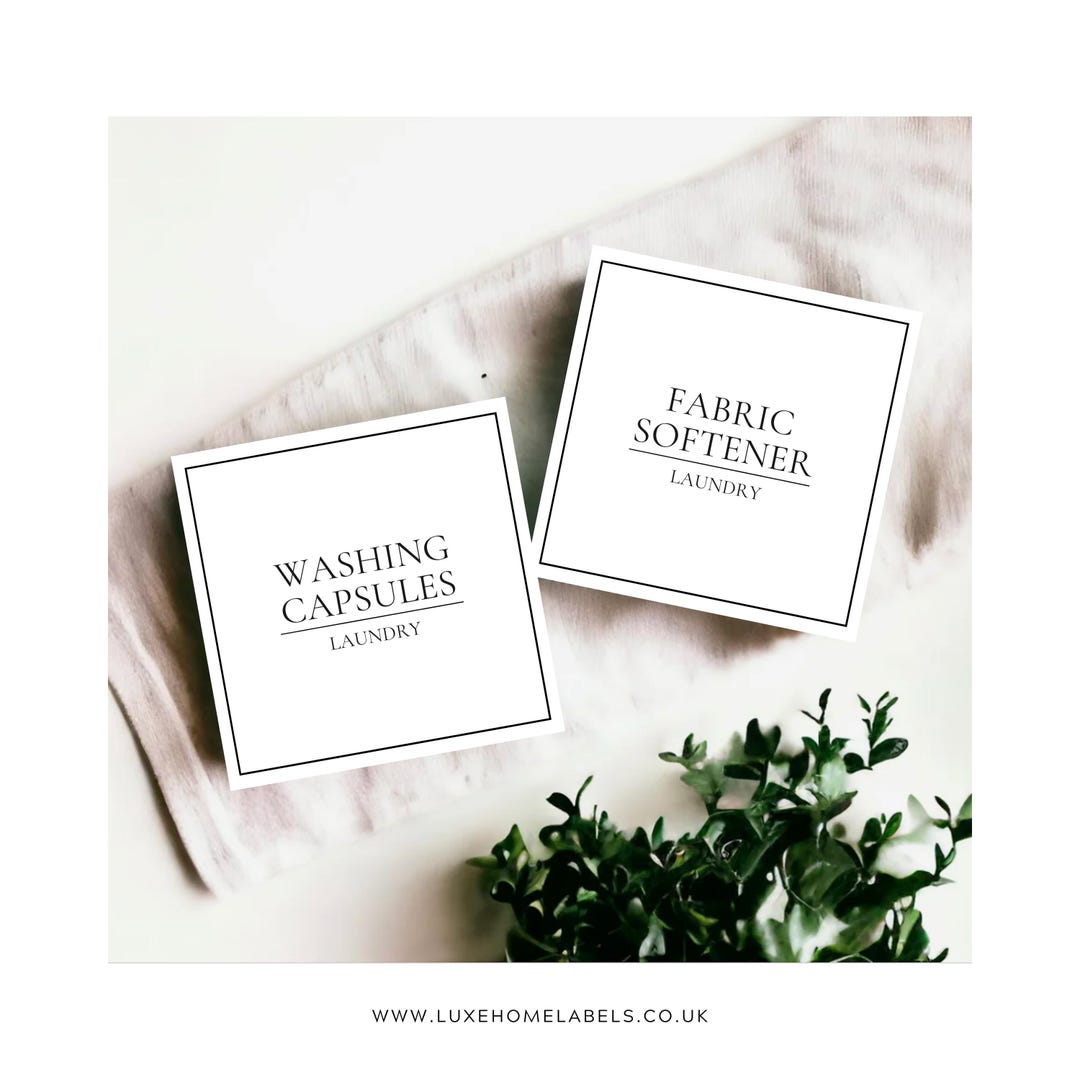 Classic Personalised Pantry Labels Home Organisation Labels Water & Oil ...