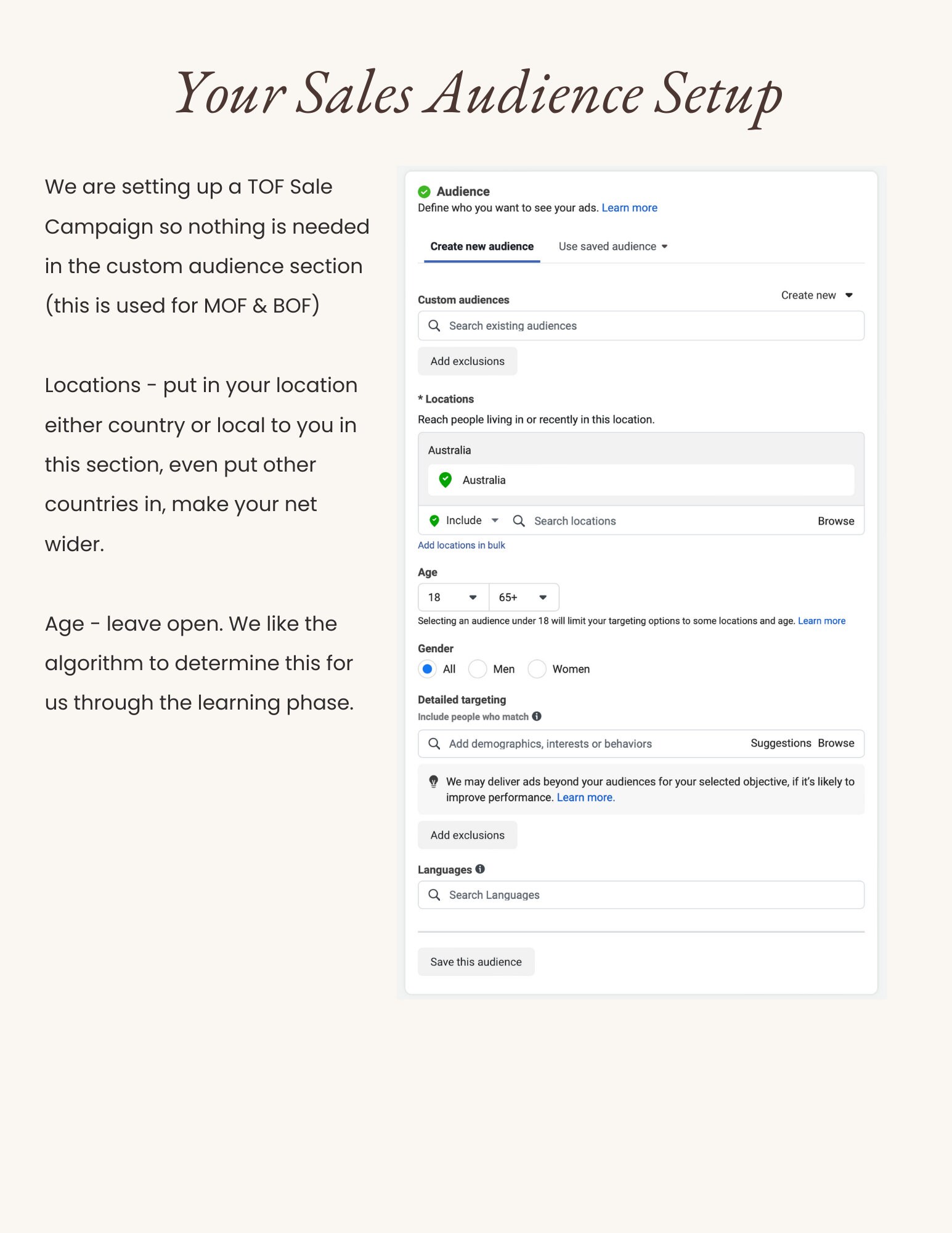 Mastering Facebook Ads Mini-guide: How to Setup Facebook Advertising Guide for Beginners Ads for ...