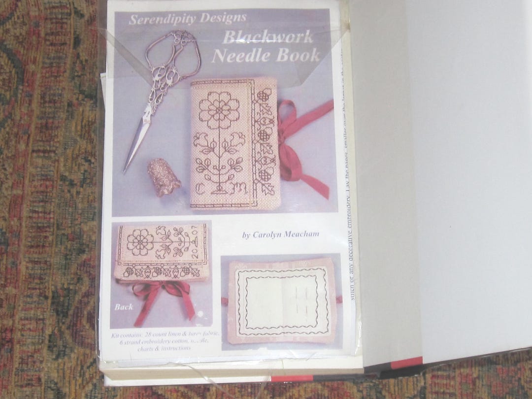 Vintage Embroidery Kit Includes Patterns, Needles, Embroidery Thread ...