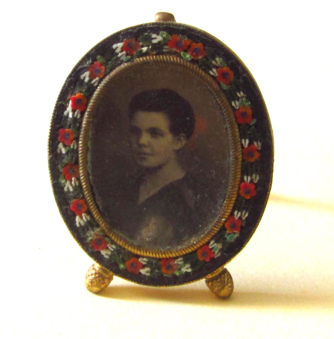 Vintage Miniature Mosaic Picture Frame - Etsy