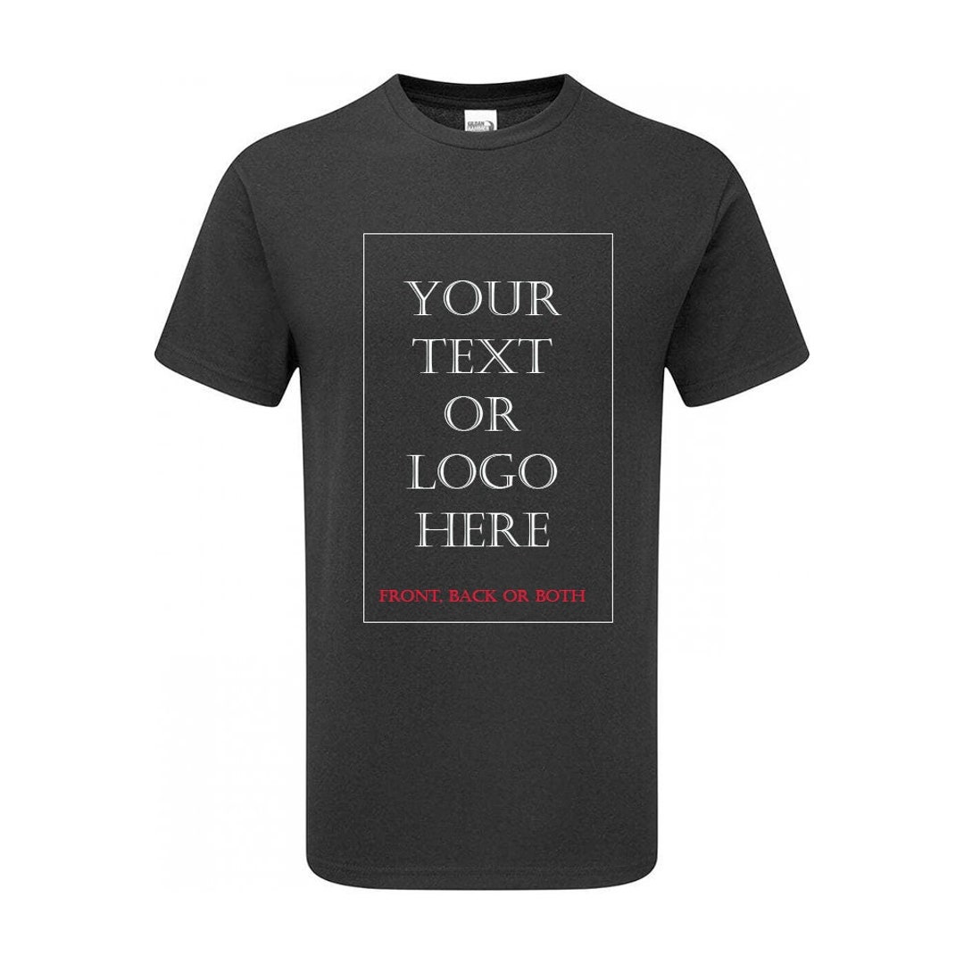 Custom T-shirt Custom Tee Printing With Your Own Design Customised T ...