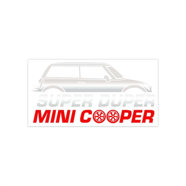 Mini Cooper Bumper Stickers - Etsy