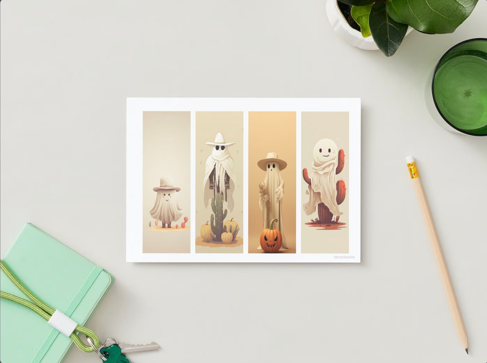 Bundle of 20 Halloween Themed Printable Bookmarks Digital - Etsy