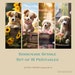 Bundle of 16 Country Adorable Puppies Printable Bookmarks,cute Puppies ...