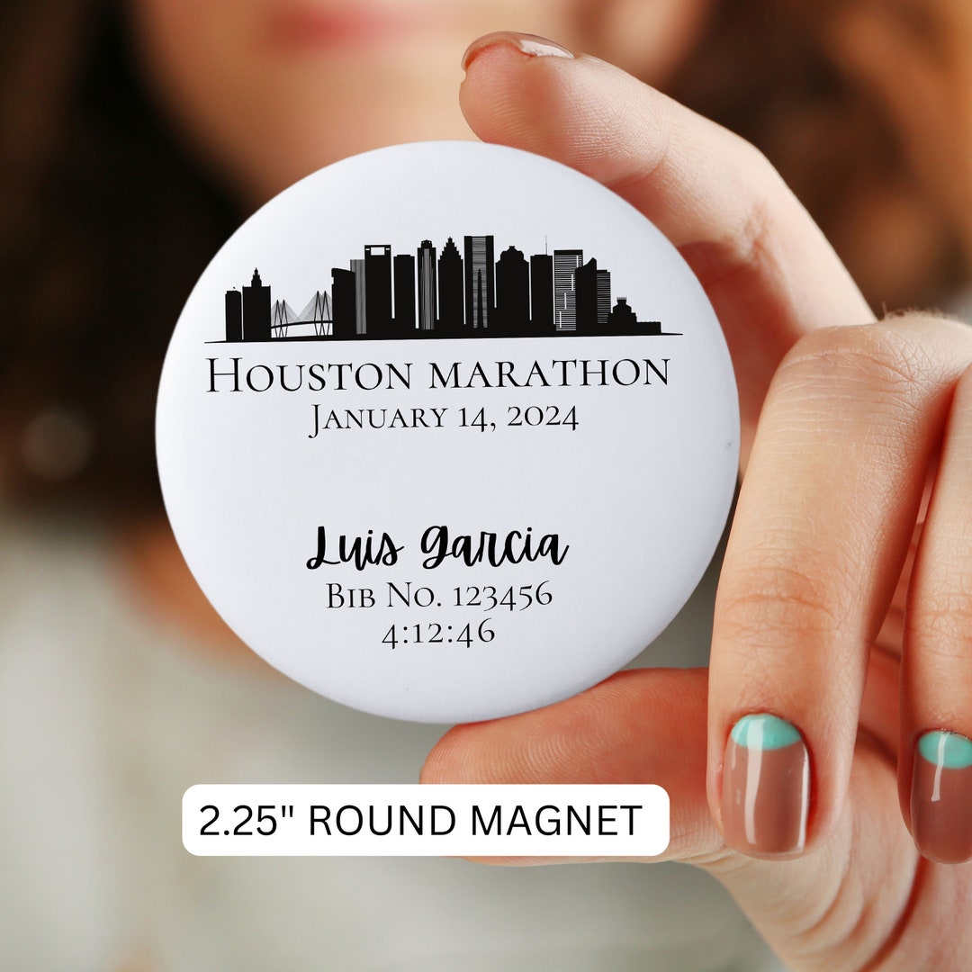 Personalized Running Magnet, Custom Marathon Finisher Magnet, Half ...