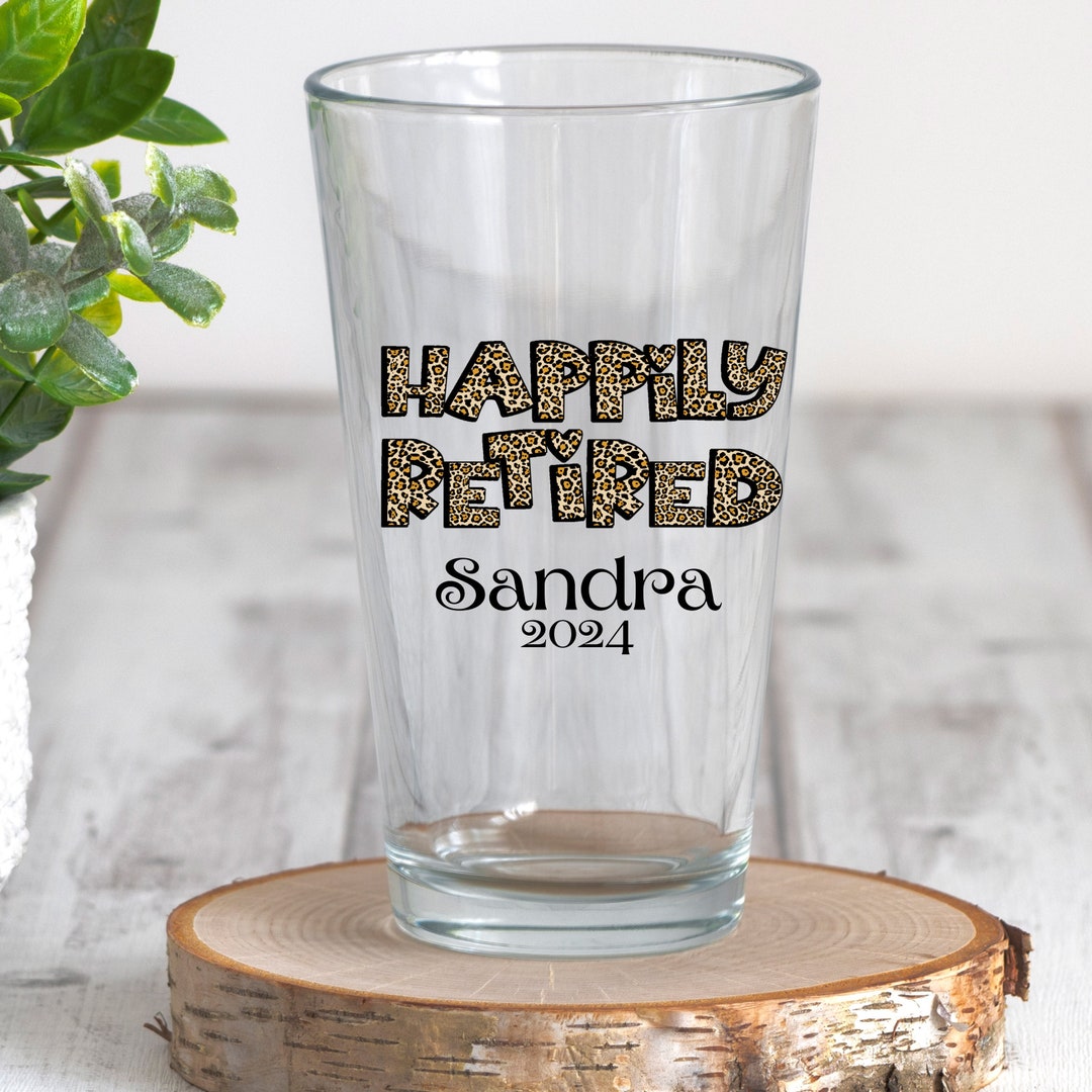 Personalized Retirement Gift, Personalized Beer Glass, Custom Beer ...