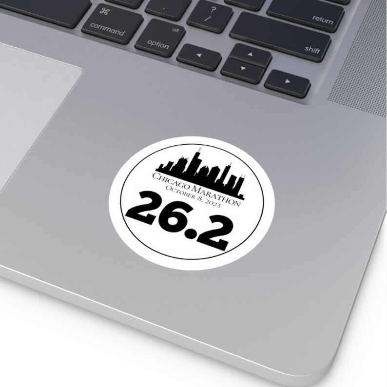 Chicago Runner Sticker, 26.2 Mile Marathon Car Window Sticker, Laptop ...
