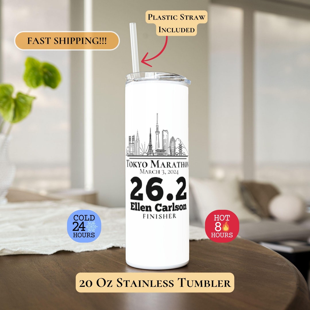 Marathon Finisher Tumbler, Tokyo Marathon Finisher Skinny Tumbler ...