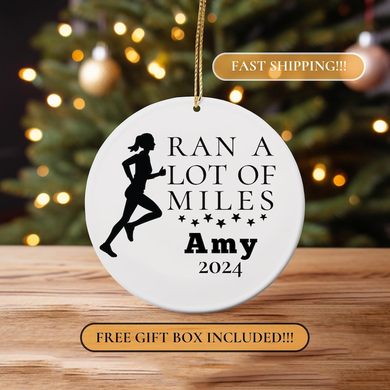 Runner Ornament - Etsy