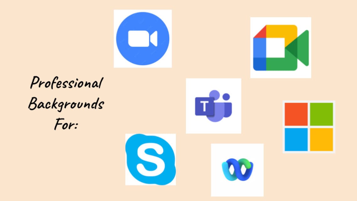 Virtual Office Background | Modern Zoom Background | Digital Luxury ...