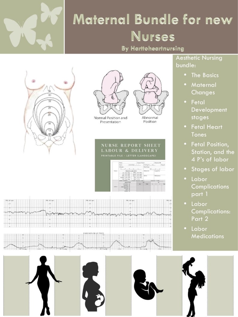 Maternal Bundle: Stages of Labor - Etsy