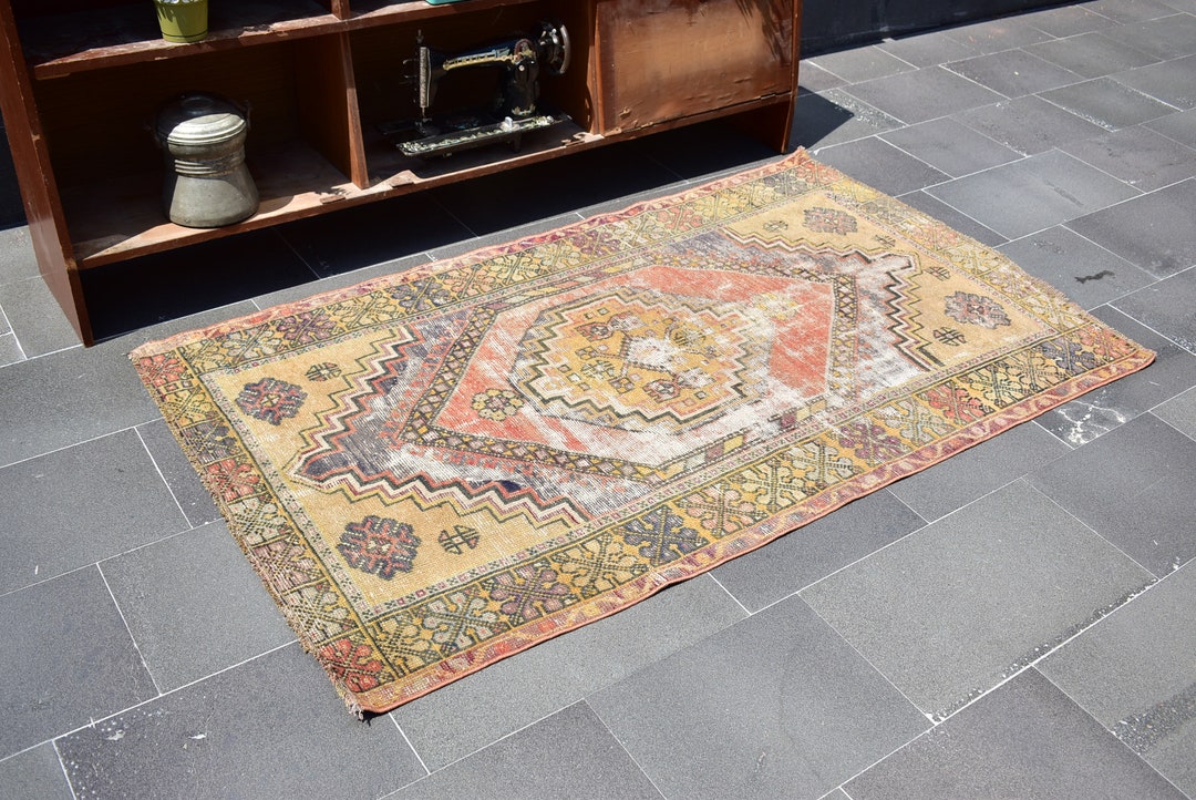 Turkish Rug, Vintage Rug, Handmade Rug, Boho Decor, Area Rug, Floor Rug ...