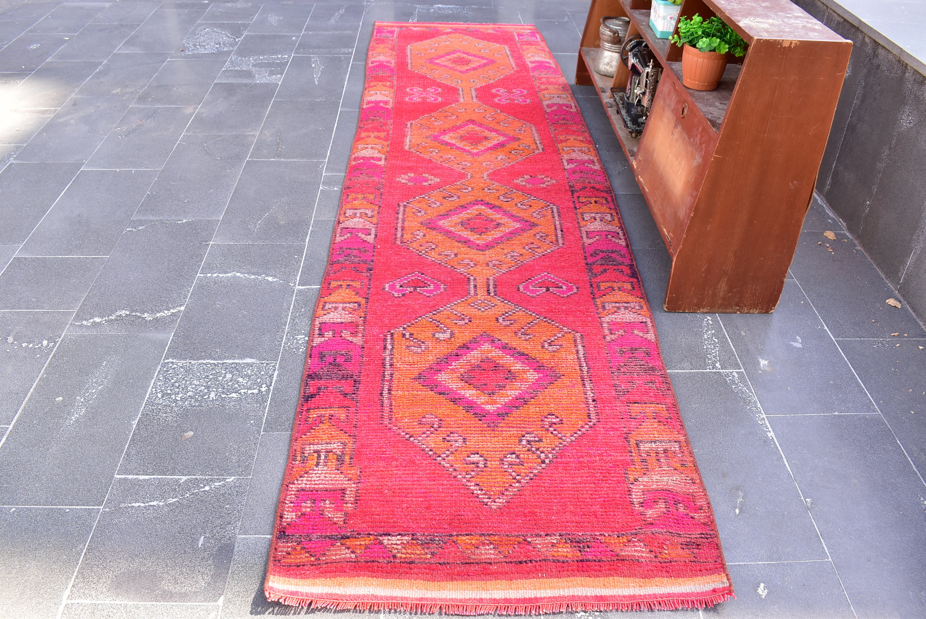 Turkish Rug, Vintage Rug, Handmade Rug, Boho Decor, Herki Runner Rug ...