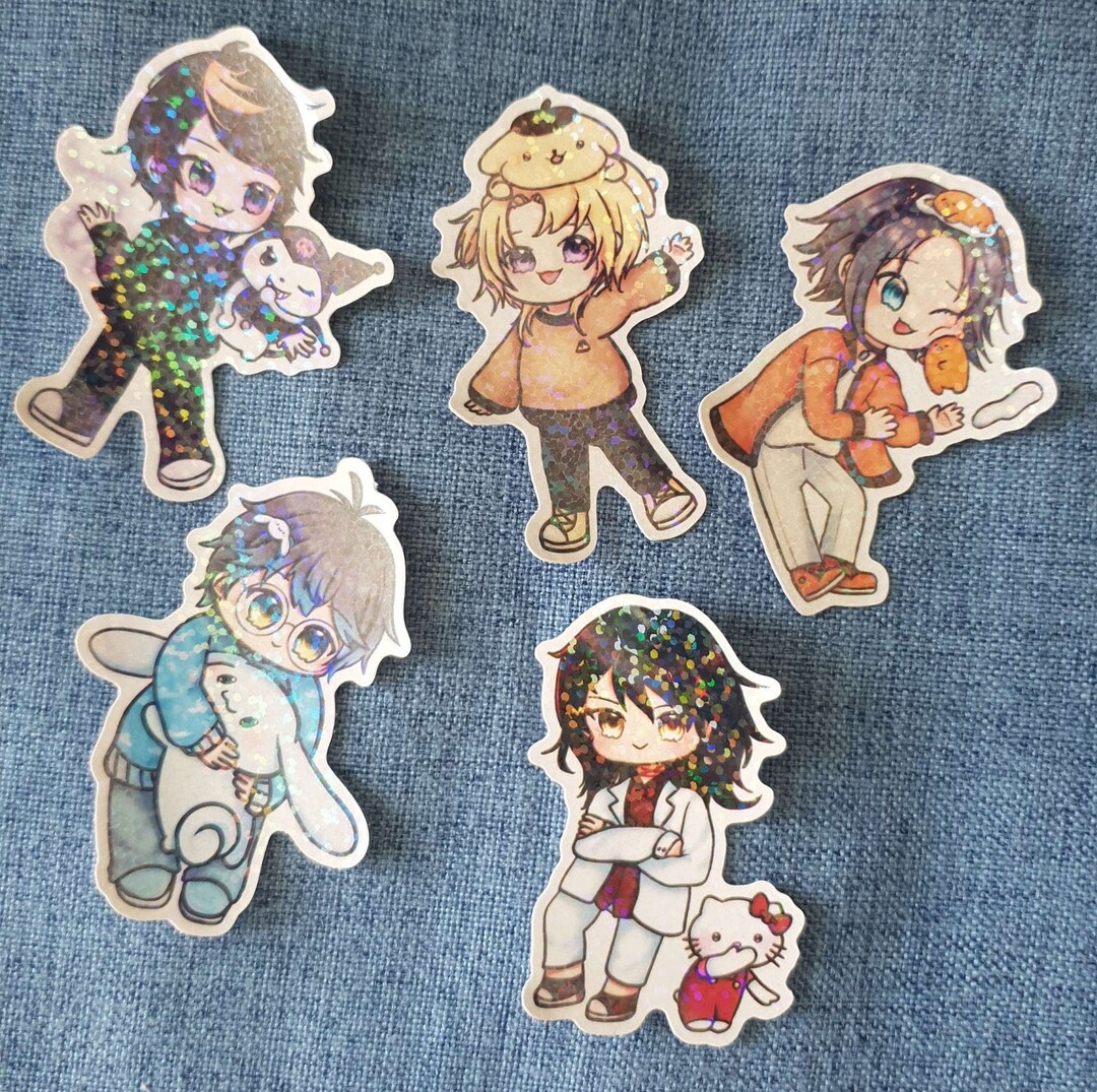 Nijisanji EN Luxiem X Sanrio Stickers - Etsy