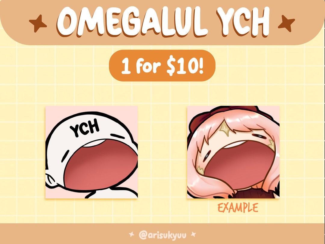 YCH Custom Twitch Emote Omegalul Commission - Etsy