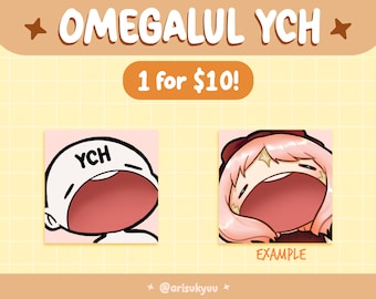 STATIC YCH Twitch Custom Emotes BITE Comission Twitch Emotes / Twitch ...