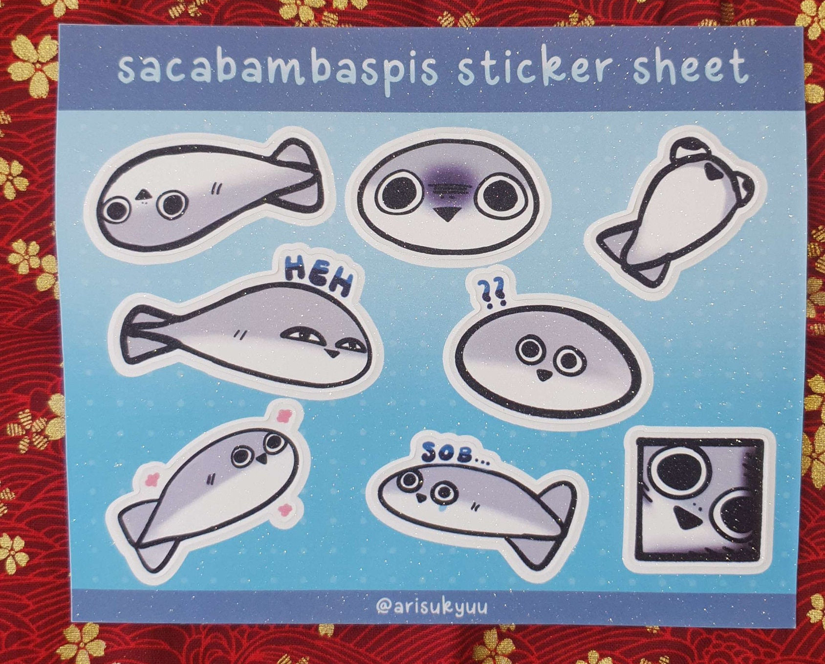 Sacabambaspis Sticker Sheet / Kiss Cut Stickers - Etsy