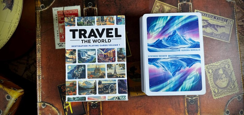 Travel the World Playing Cards - VOLUME 1 - AURORA - Etsy