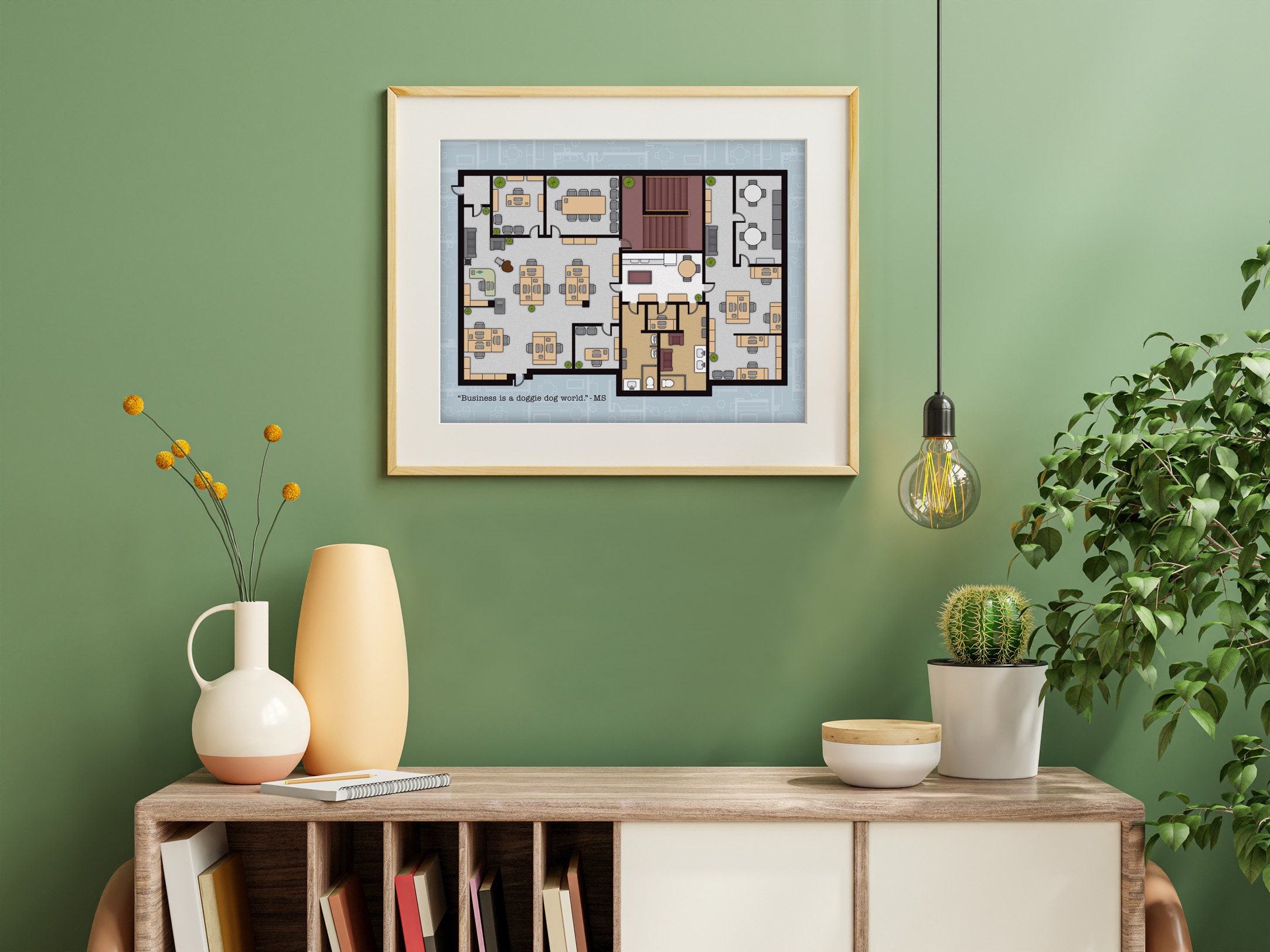 The Office Schematic 14 X 11 Print - Etsy