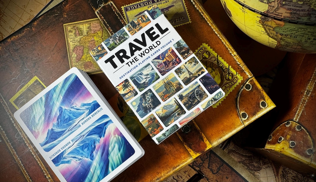 Travel the World Playing Cards - VOLUME 1 - AURORA - Etsy
