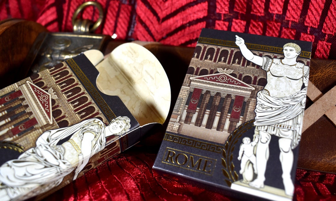 ROME: Augustus Playing Cards - Etsy