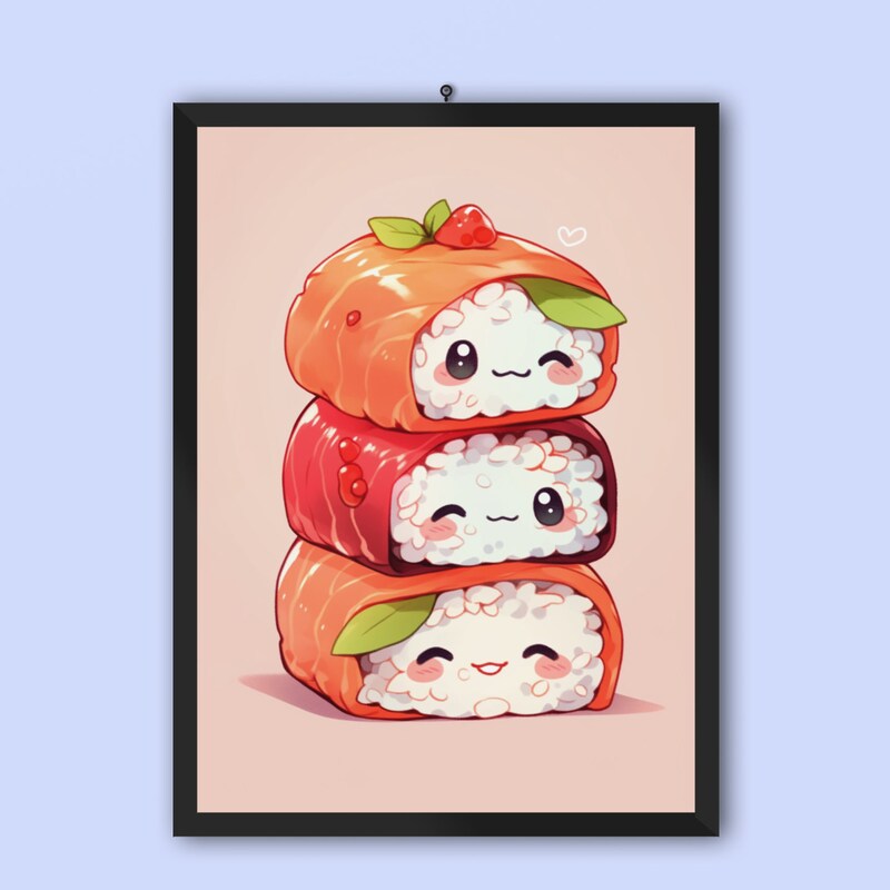 Kawaii Wall Art - Etsy