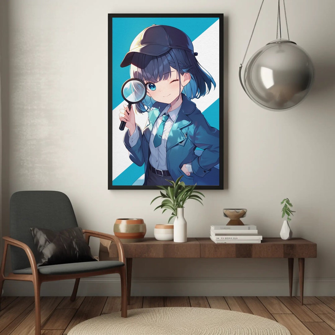 Manga Anime Detective, Gift for Manga and Anime Lovers, Anime Geek, Spy ...