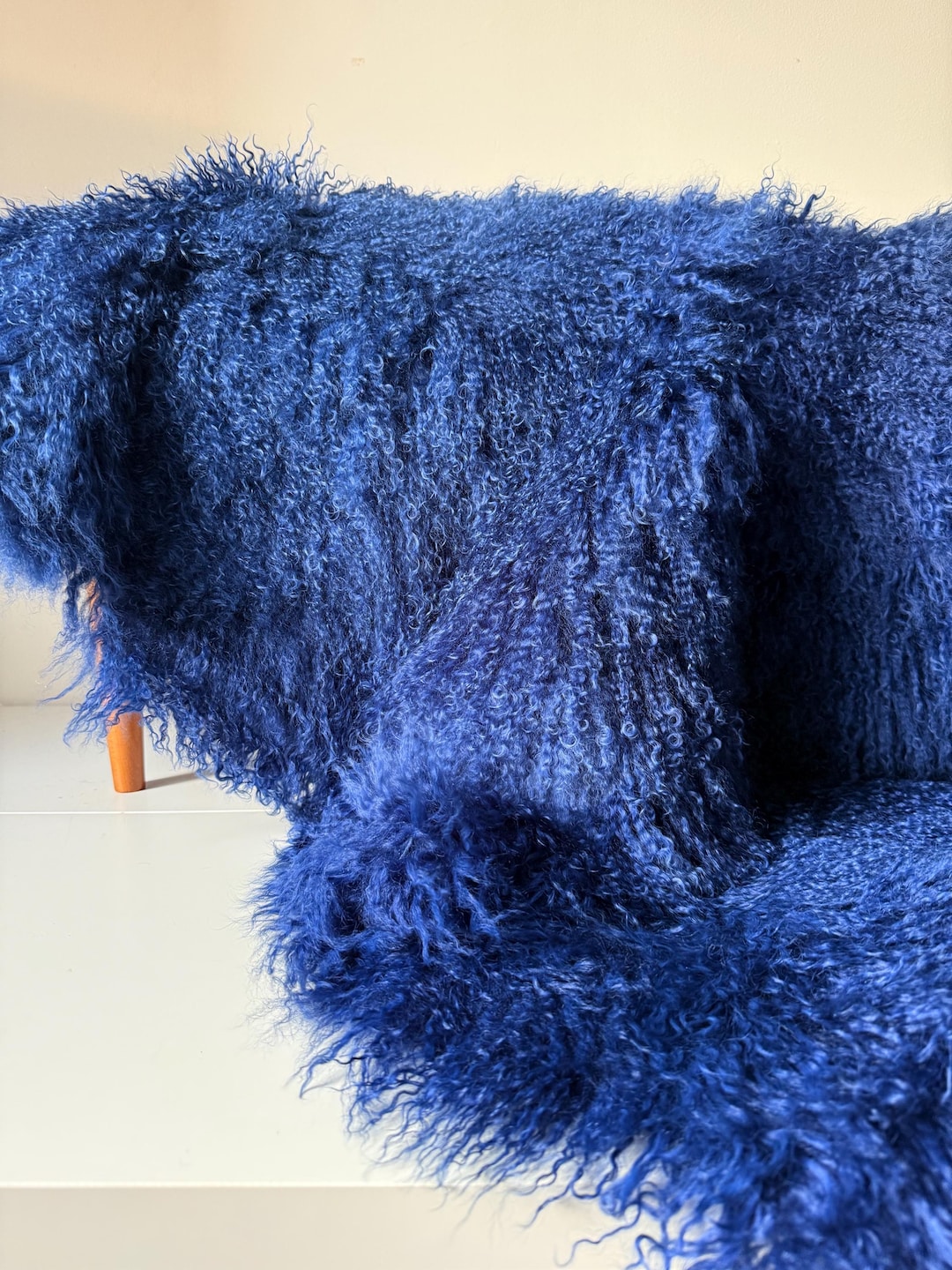 Luxurious Mongolian Fur Throw / Bed Duster / Chair Cover / Display ...