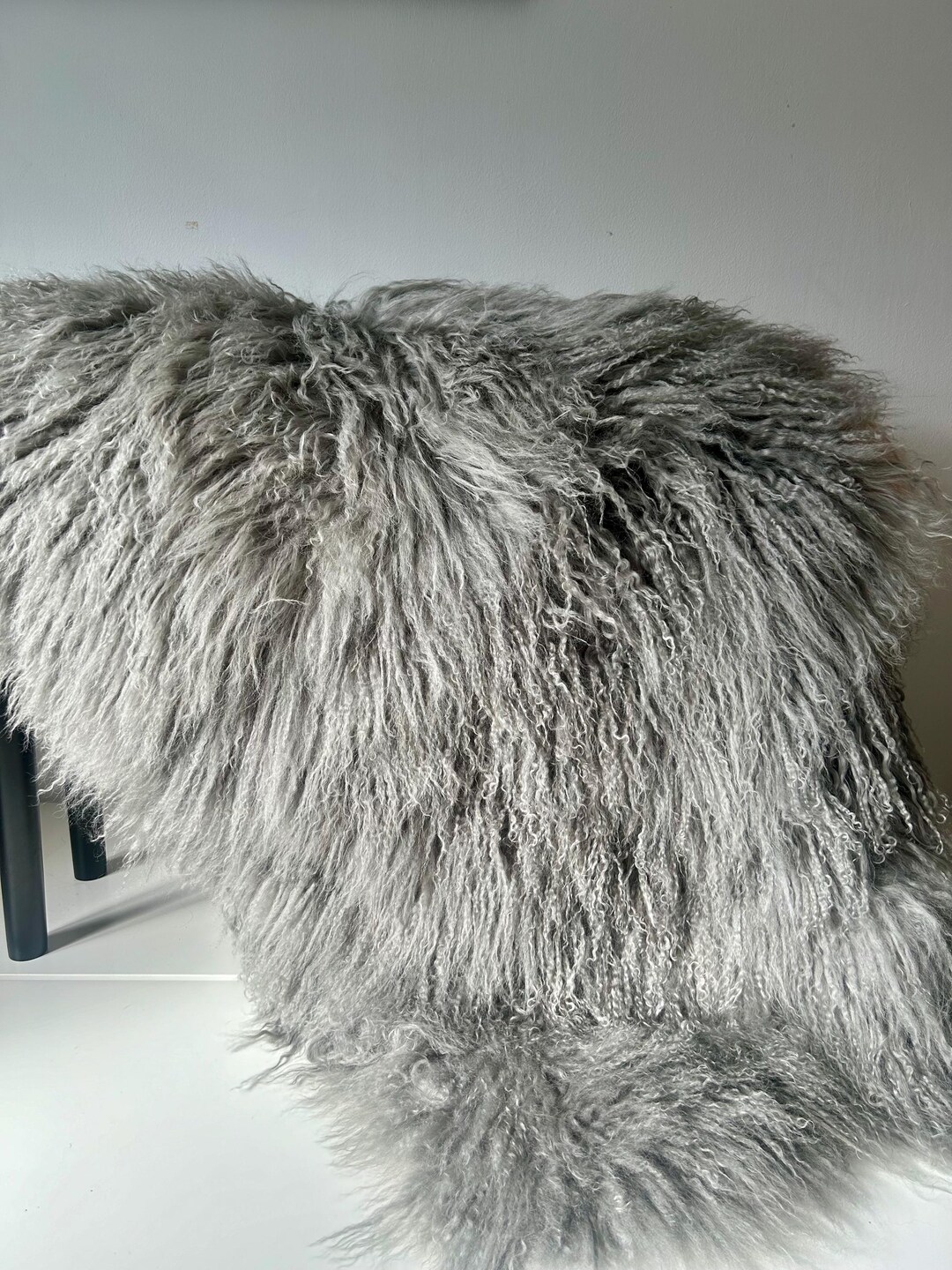 Luxurious Mongolian Fur Throw / Bed Duster / Chair Cover / Display ...