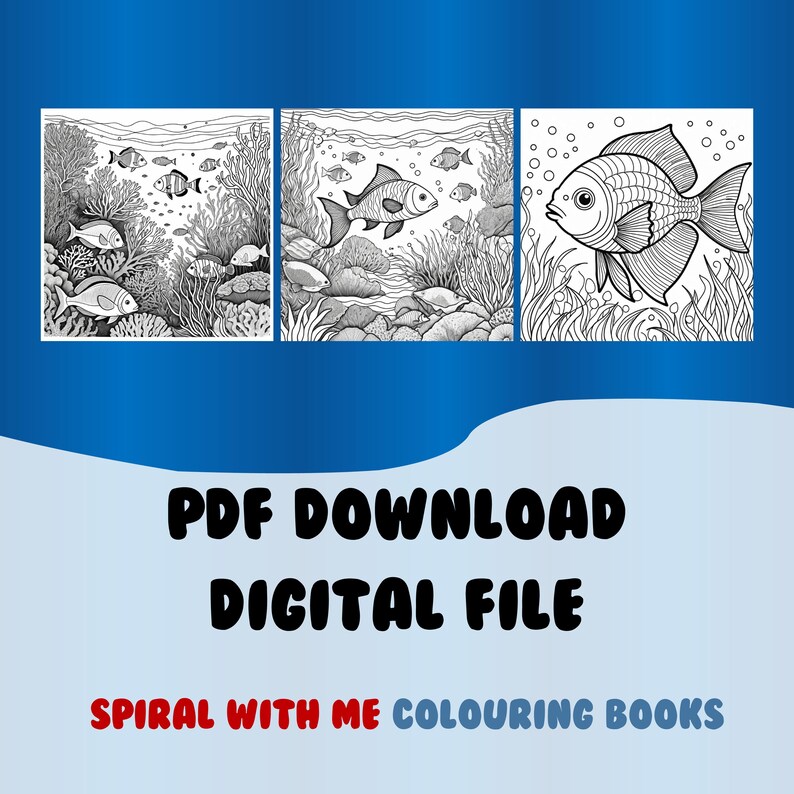 26 Sea Life Colouring Pages - Coral Reef, Fish, and Ocean Designs for ...