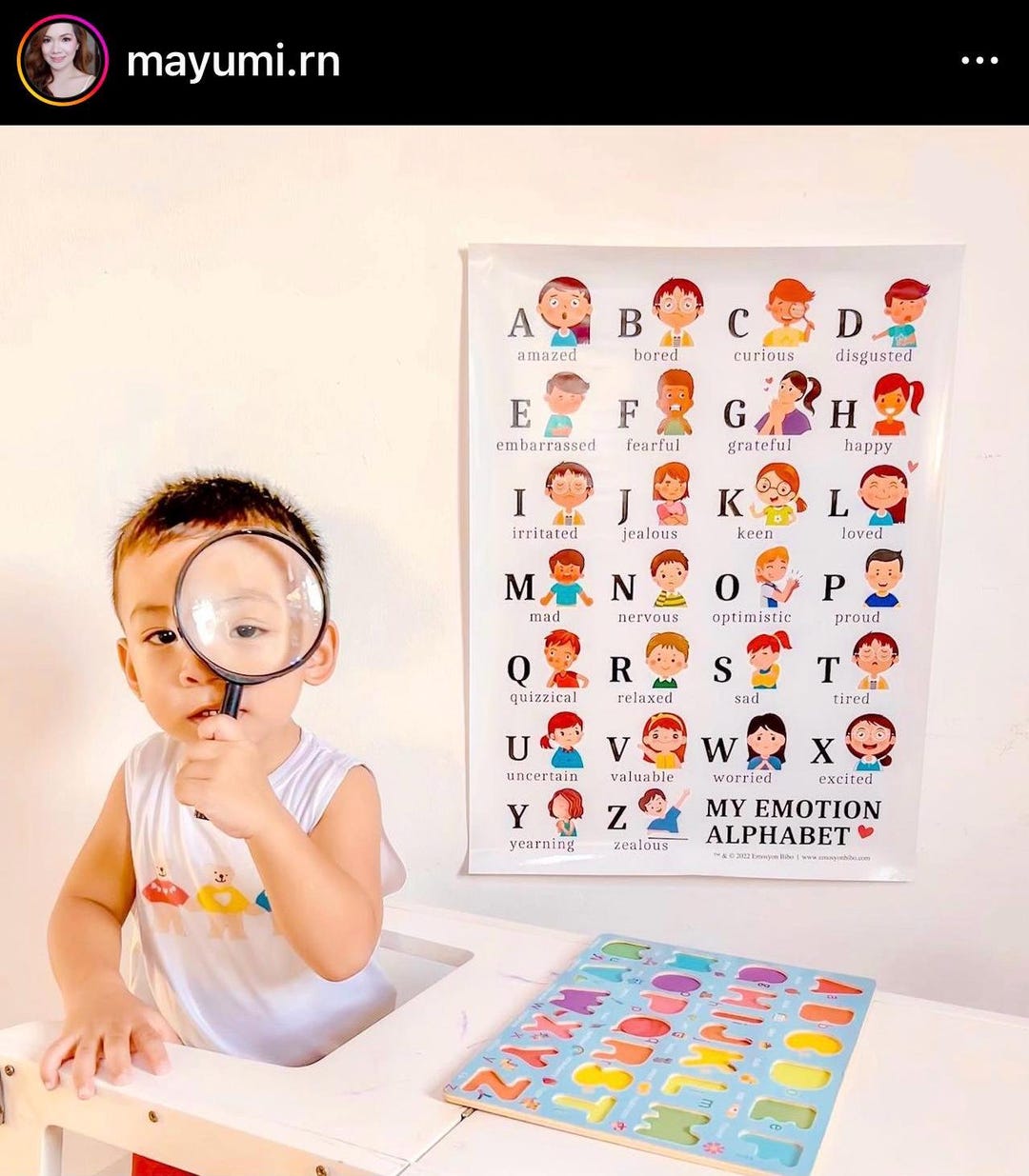 Printable Emotion Alphabet Poster | A–Z Feelings Chart for Kids ...