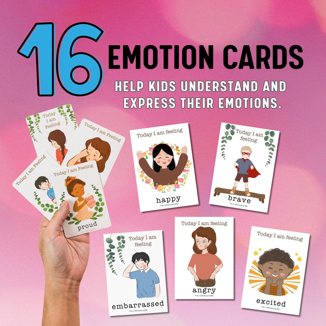 Printable Emotion Cards for Children | Feelings Identification ...