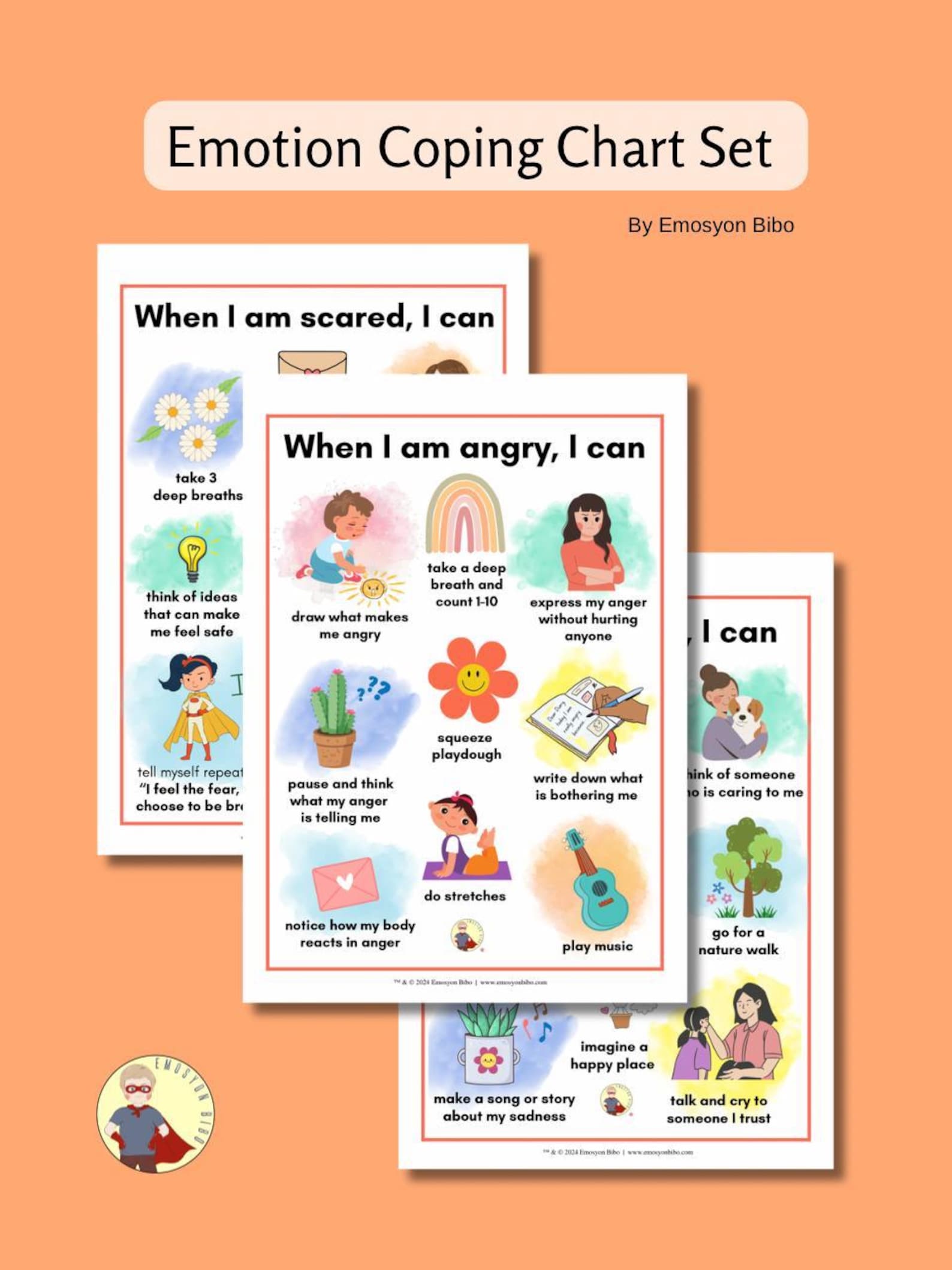 Social Emotional Learning Tools - 40 Pages Digital Printables by ...