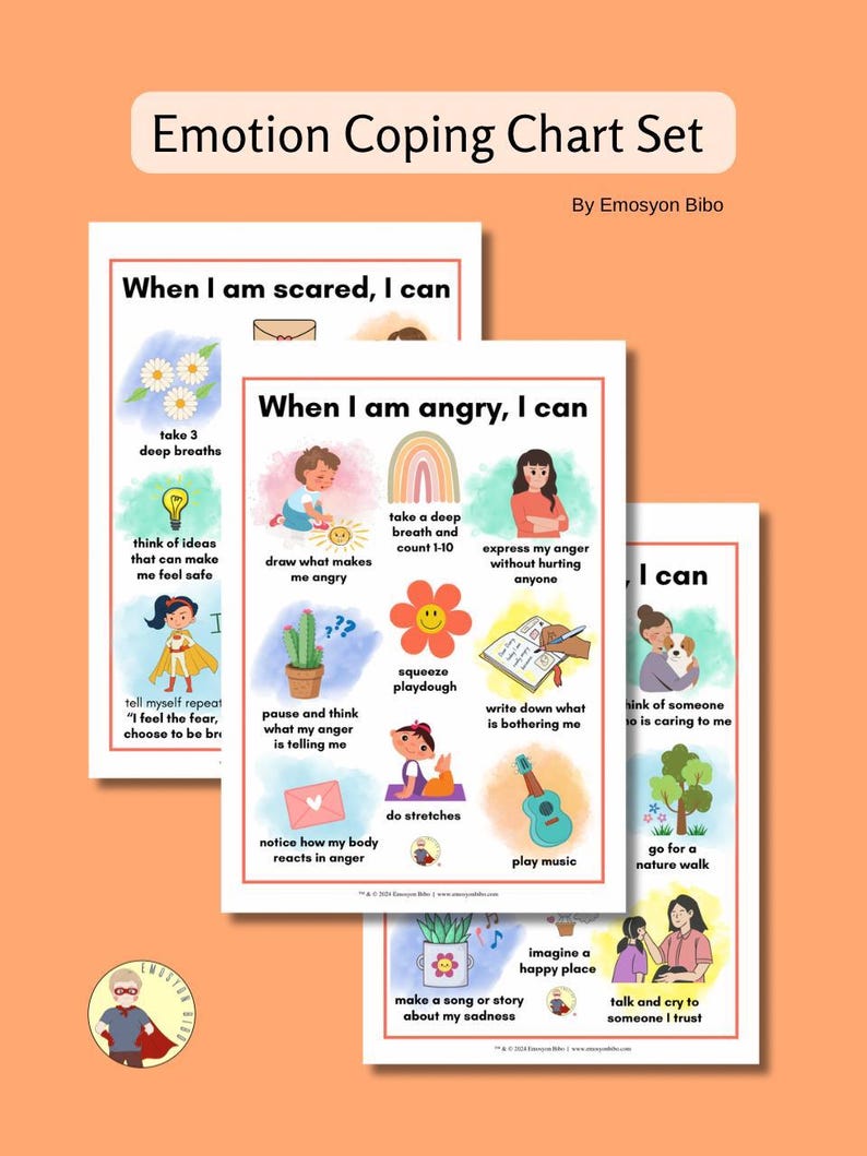 Social Emotional Learning Tools - 40 Pages Digital Printables by ...