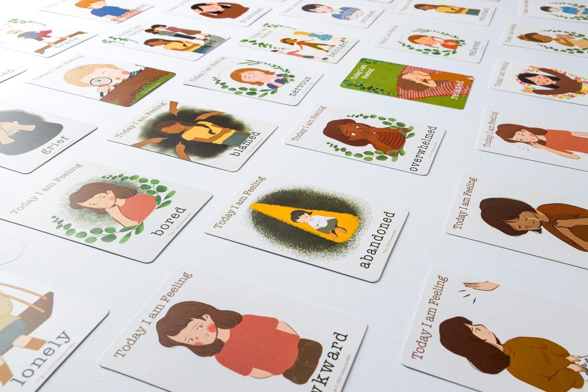 Feelings Flashcards for Kids: 50 Feelings Cards, SEL Therapy Tool - Etsy