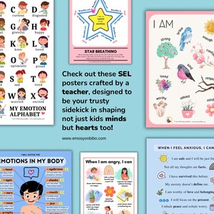 Social Emotional Learning Tools - 40 Pages Digital Printables by ...
