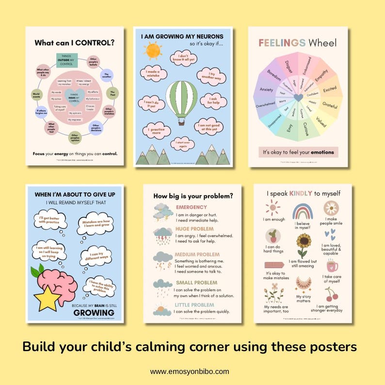 Social Emotional Learning Tools - 40 Pages Digital Printables by ...
