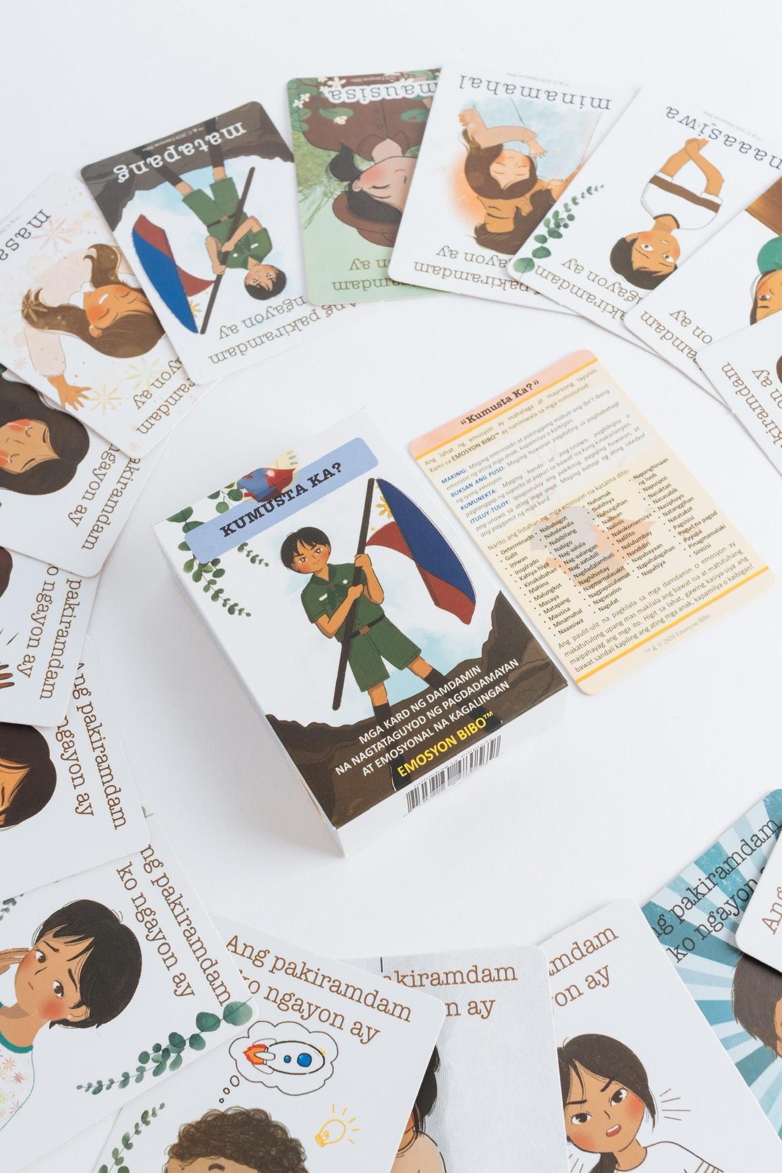 Filipino Emotion Flashcards: 50 Tagalog Cards for Kids - Etsy