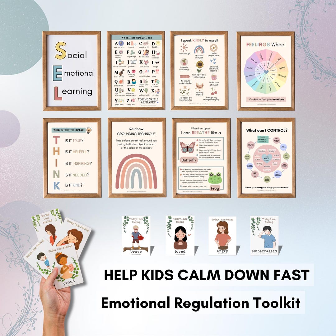 Calm Down Kit für Kinder | Helfen Sie Kindern, große Emotionen schnell ...