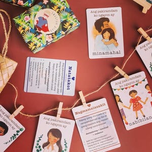 Filipino Emotion Flashcards: 50 Tagalog Cards for Kids - Etsy