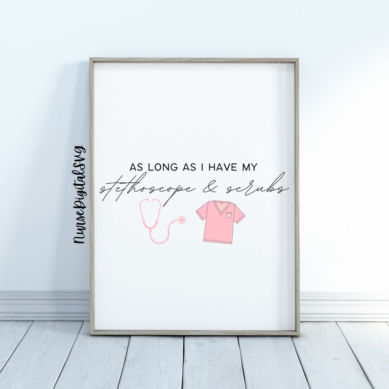 Nurse SVG, Nurse Quote SVG, Cute Scrubs Nurse, Cut Files for Cricut ...