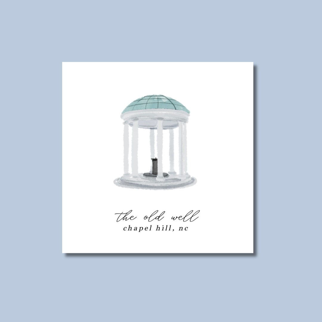 Unc-chapel Hill Old Well Watercolor Print Digital Art - Etsy