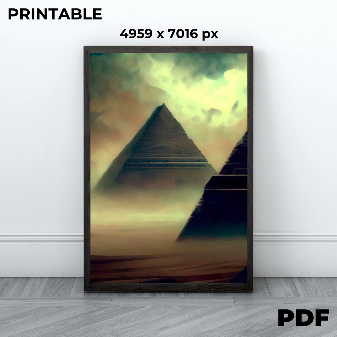 Printable, Pyramid, Mysterious Pyramid, Egyptian Pyramids, Printable ...