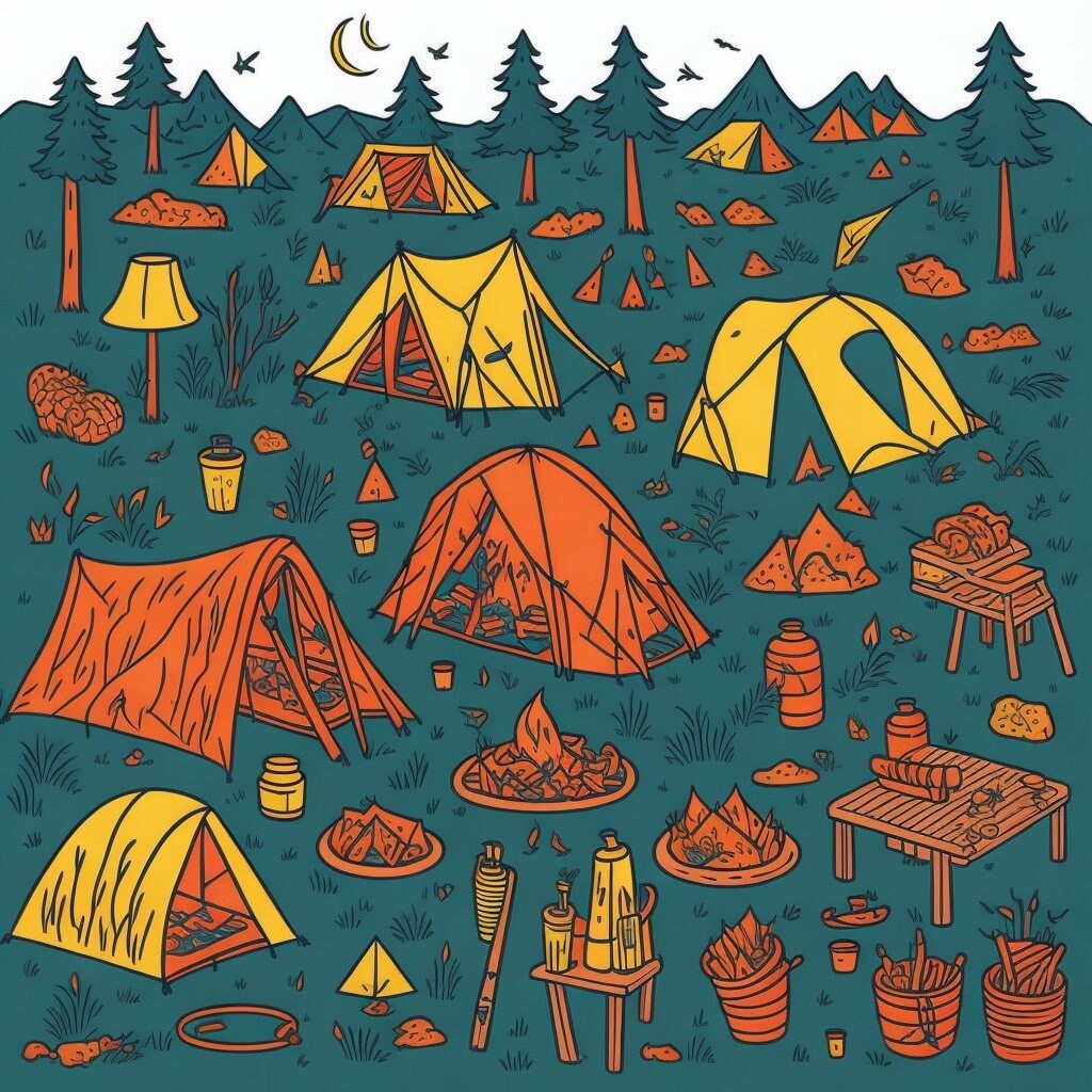 Outdoor Activities Clipart Bundle 20 High Resolution - Etsy