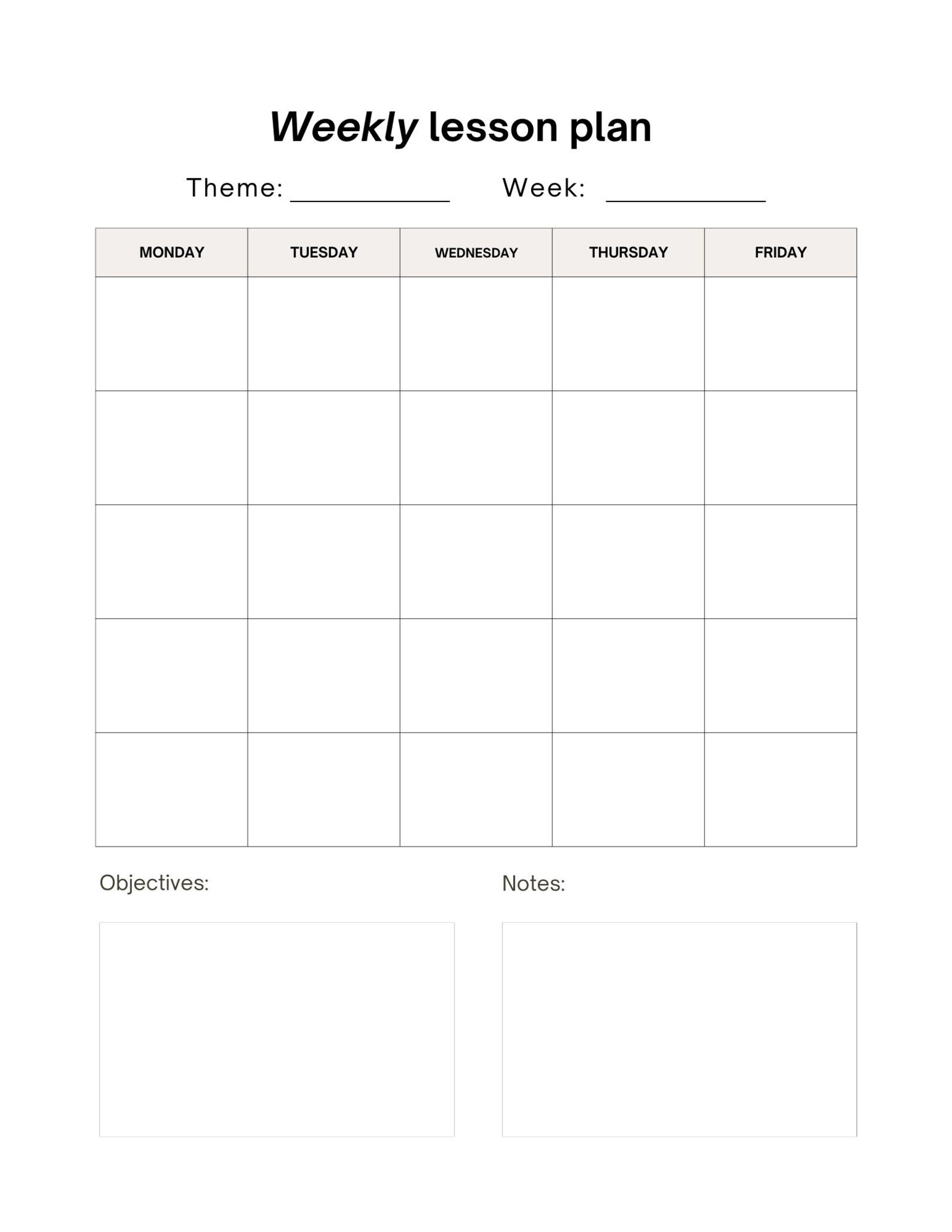 LESSON PLAN TEMPLATE - Lesson Plan Teacher’s Lesson Plan Simple Lesson ...
