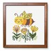 Adorable Bee Cross Stitch Pattern – Cute Bee and Yellow Flowers, Easy ...